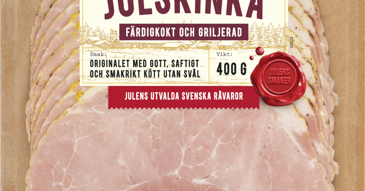 Julskinka griljerad skivad 400g - Scan Sverige Foodservice